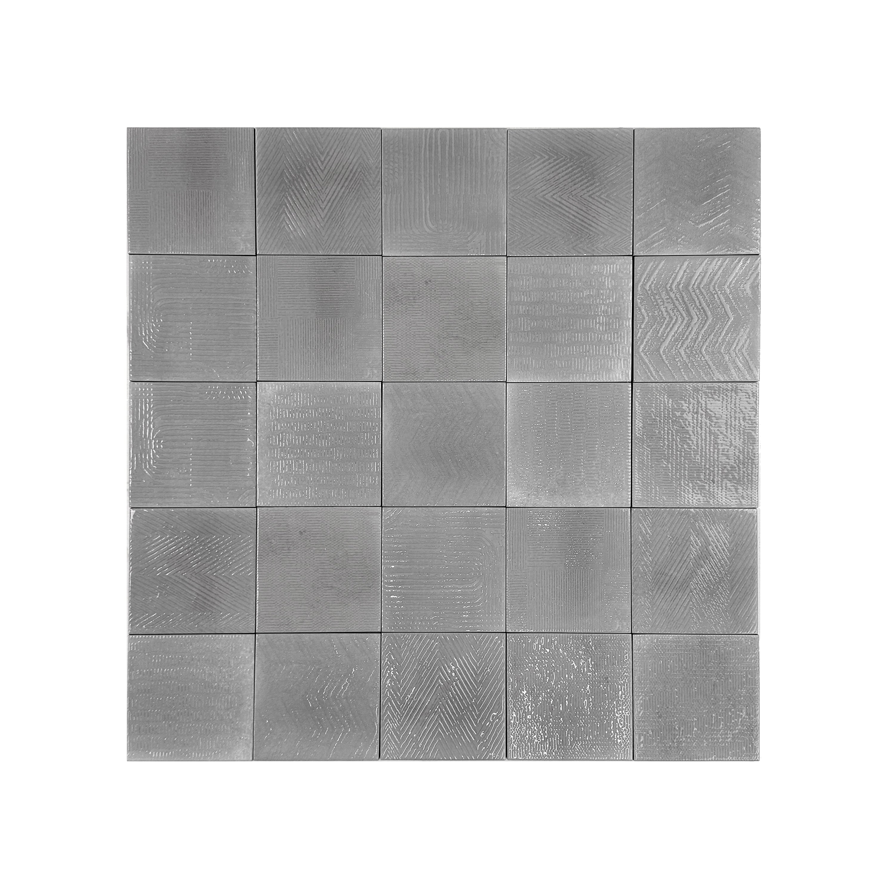 Porcelain subway tile-Shinny Silver Artisanal Tile – TileHome