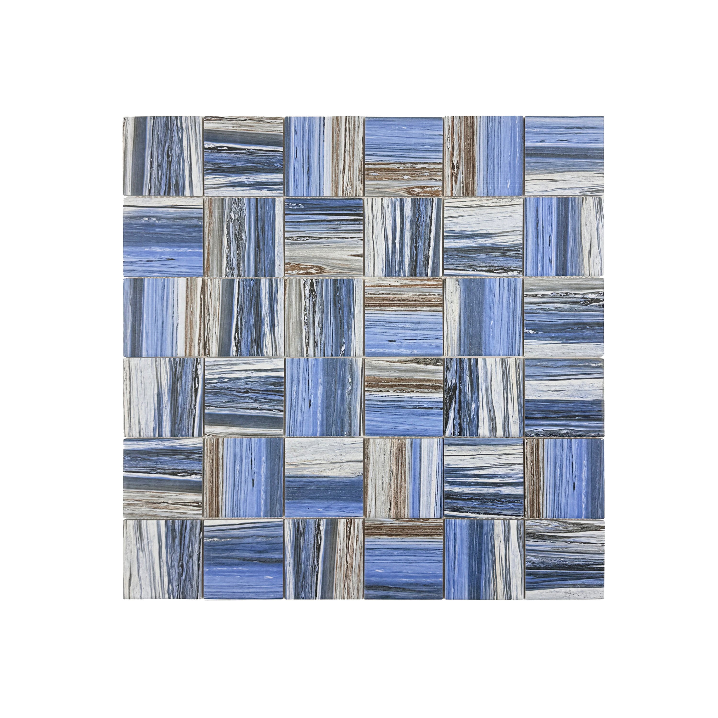 Swimming Pool Mosaic Tiles Dubai/Dark Blue & Milky White & Light Grey ...