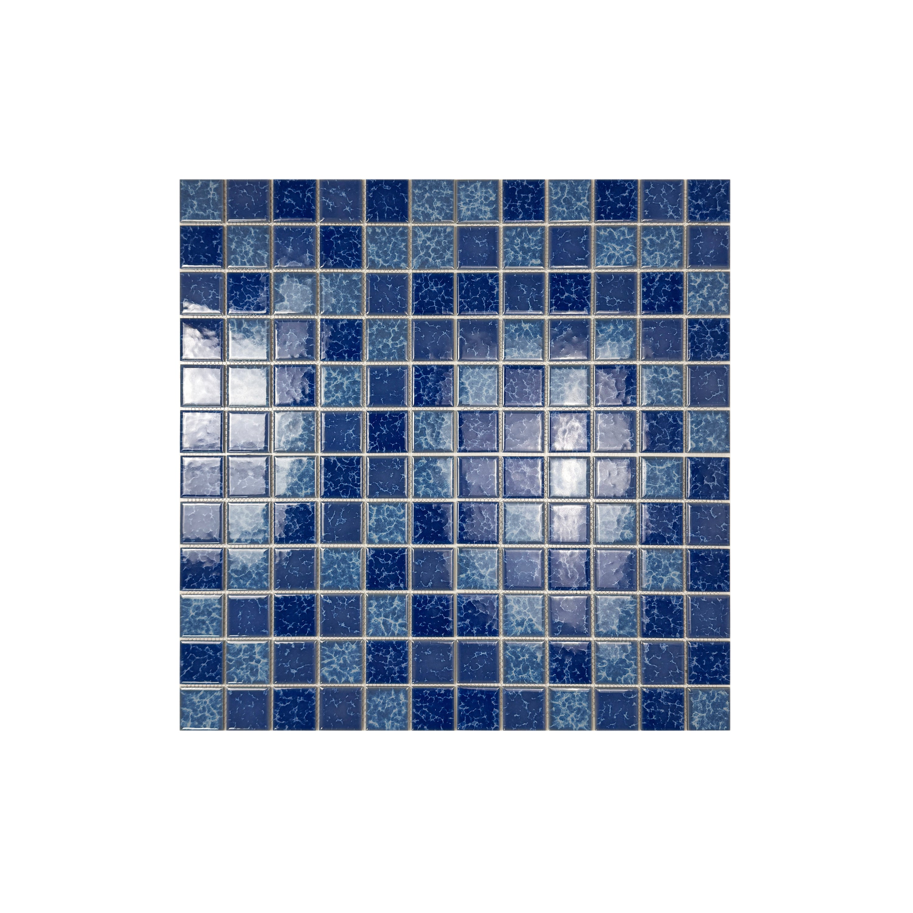 Swimming Pool Mosaic Tiles Dubai/Sky Blue & Ultra Marine Blue Mixed ...